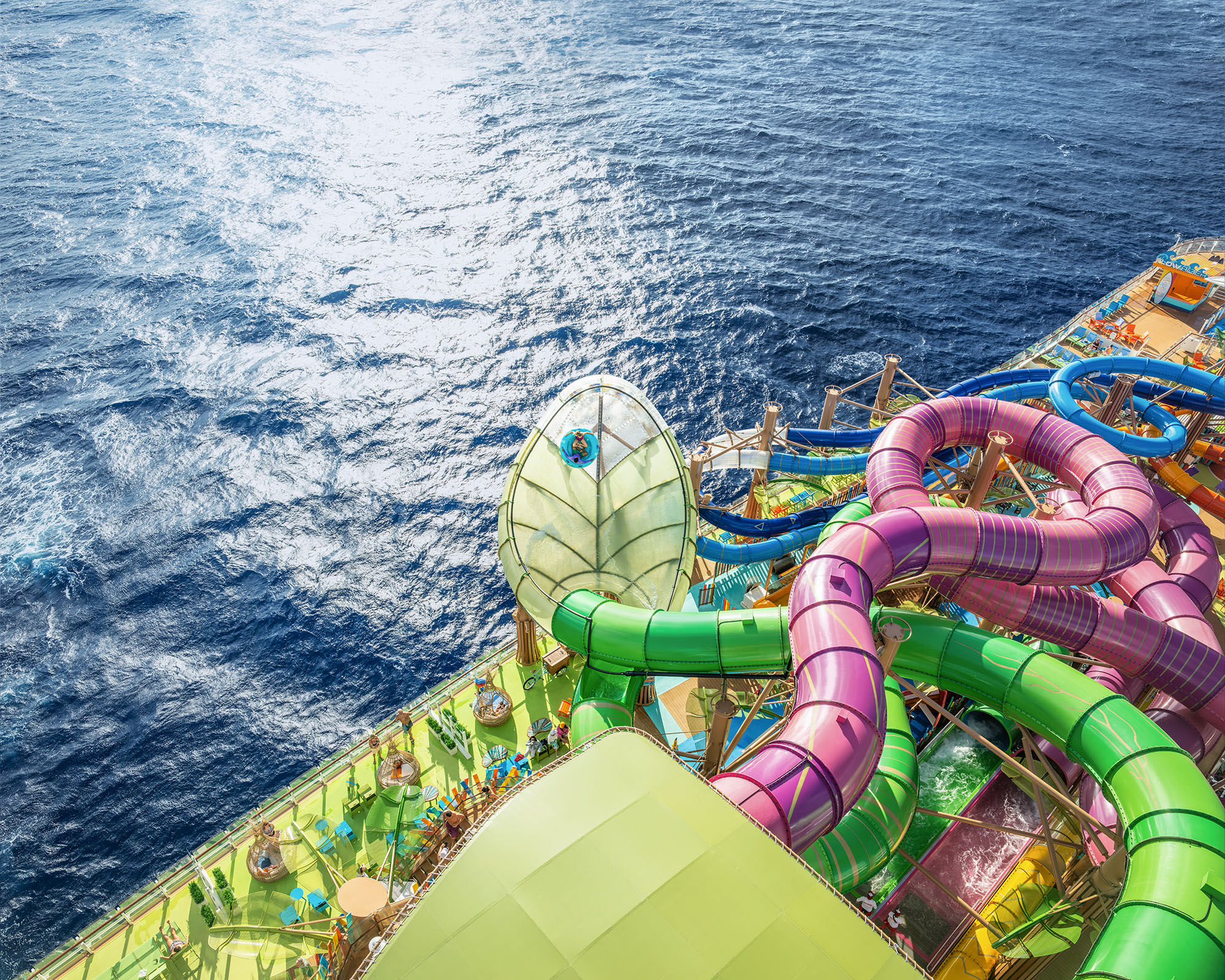 Cruise Ship Waterslides
